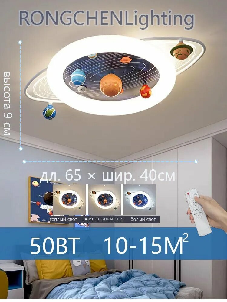 Потолочный светильник, LED, 50 Вт