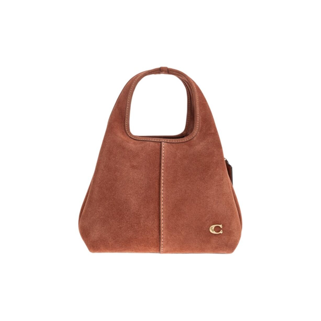 Сумка Coach LANA, фактура матовая, коричневый — фото 1
