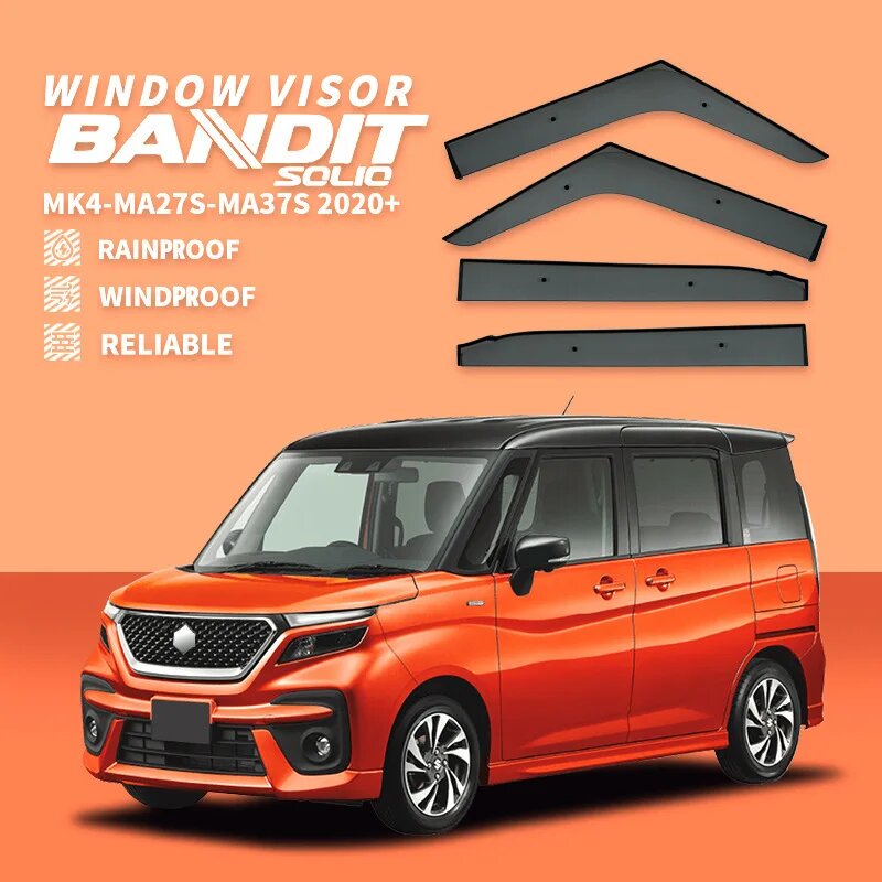 Оконный козырек Window Bandit Solio MK4-MA27S-MA37S 2020+ S-03