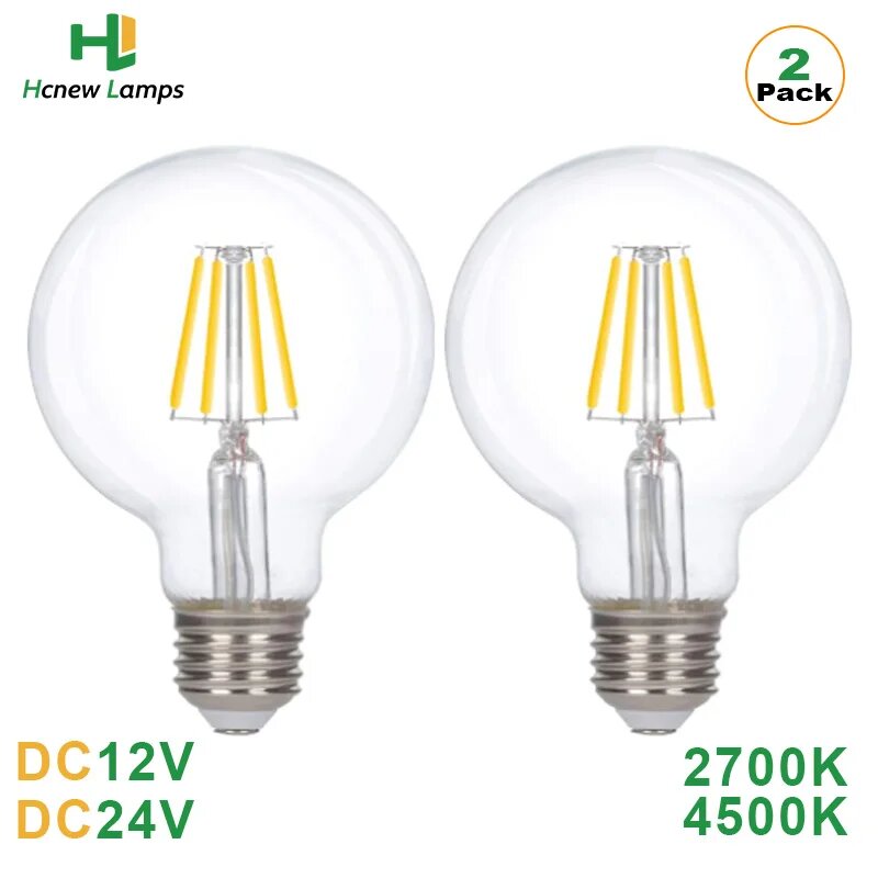 Светодиодная лампа Grensk Эдисон E27, 12V, 2700K