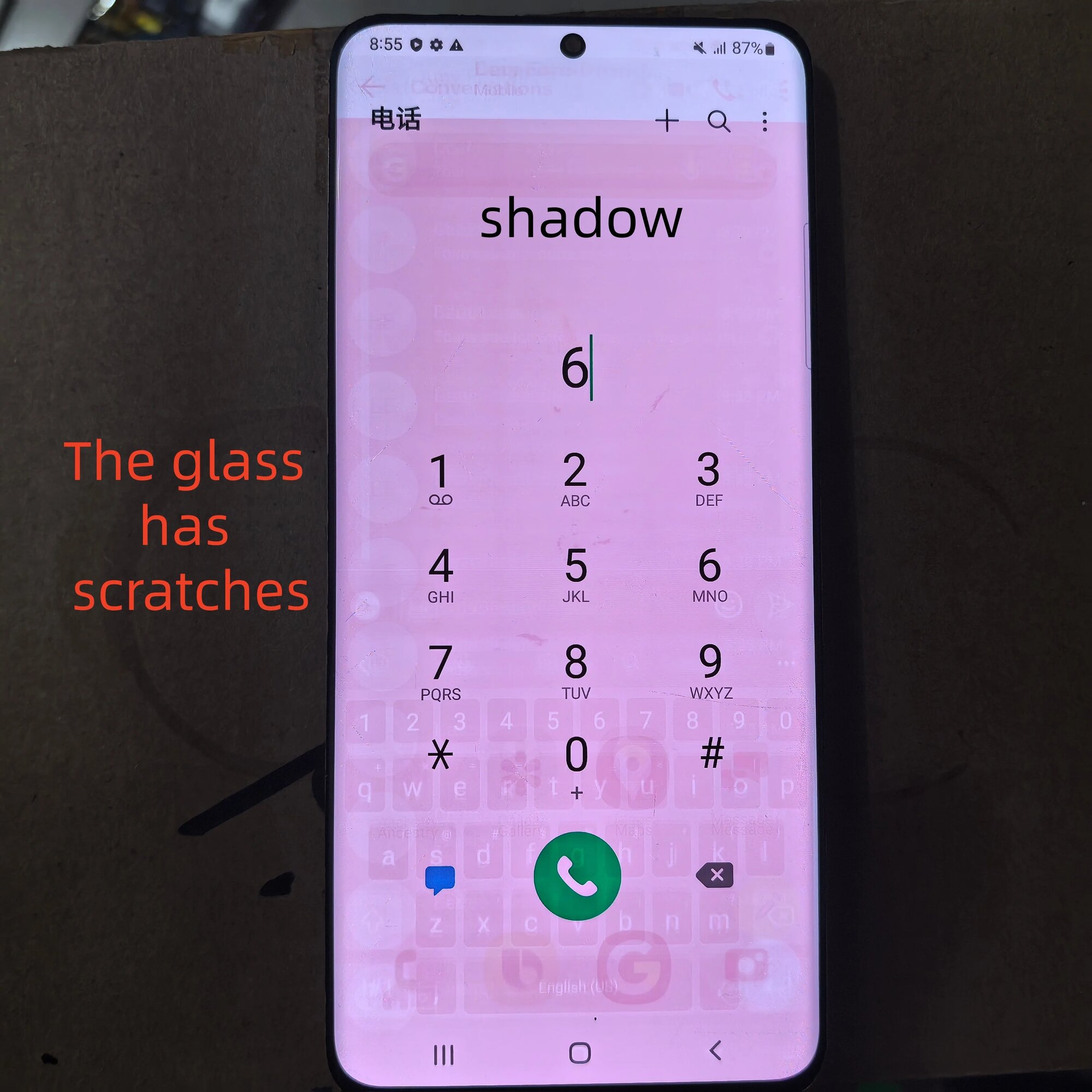 6.9" Super AMOLED дисплей Samsung Galaxy S20 Ultra G988, цвет: 6, без рамки
