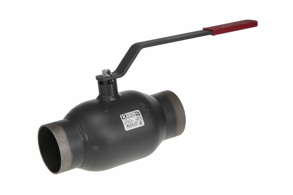 Ридан RJIP Premium 065N0110GR Кран шаровой WW DN25 PN40 (приварной, с рукояткой, стандартный проход)