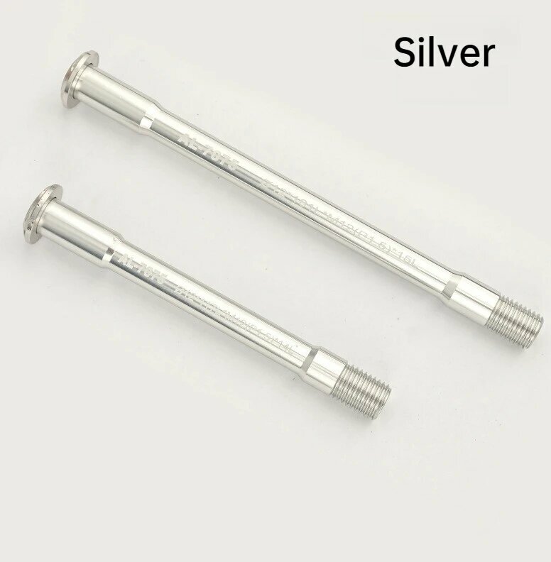 Сквозная ось велосипеда, серебряный, Color: Silver
