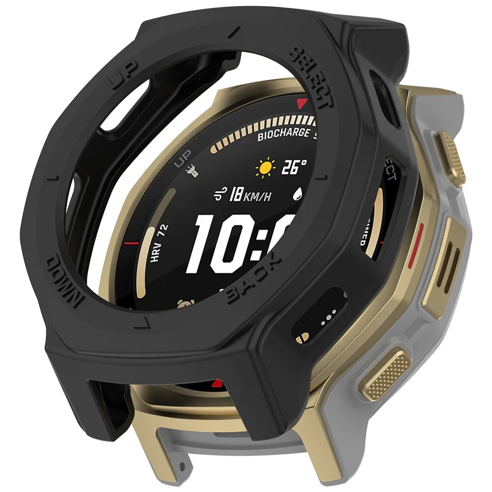 Черный противоударный чехол Muovrto для Amazfit T-Rex 3 Pro