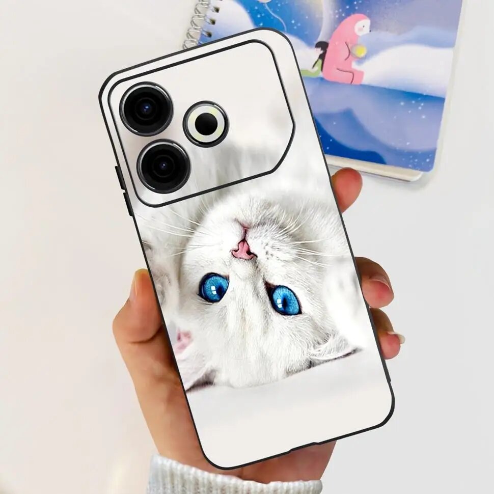 Силиконовый чехол для Tecno Pova 6 Neo 2024, мягкий тонкий чехол для телефона Tecno Pova6 Neo 122