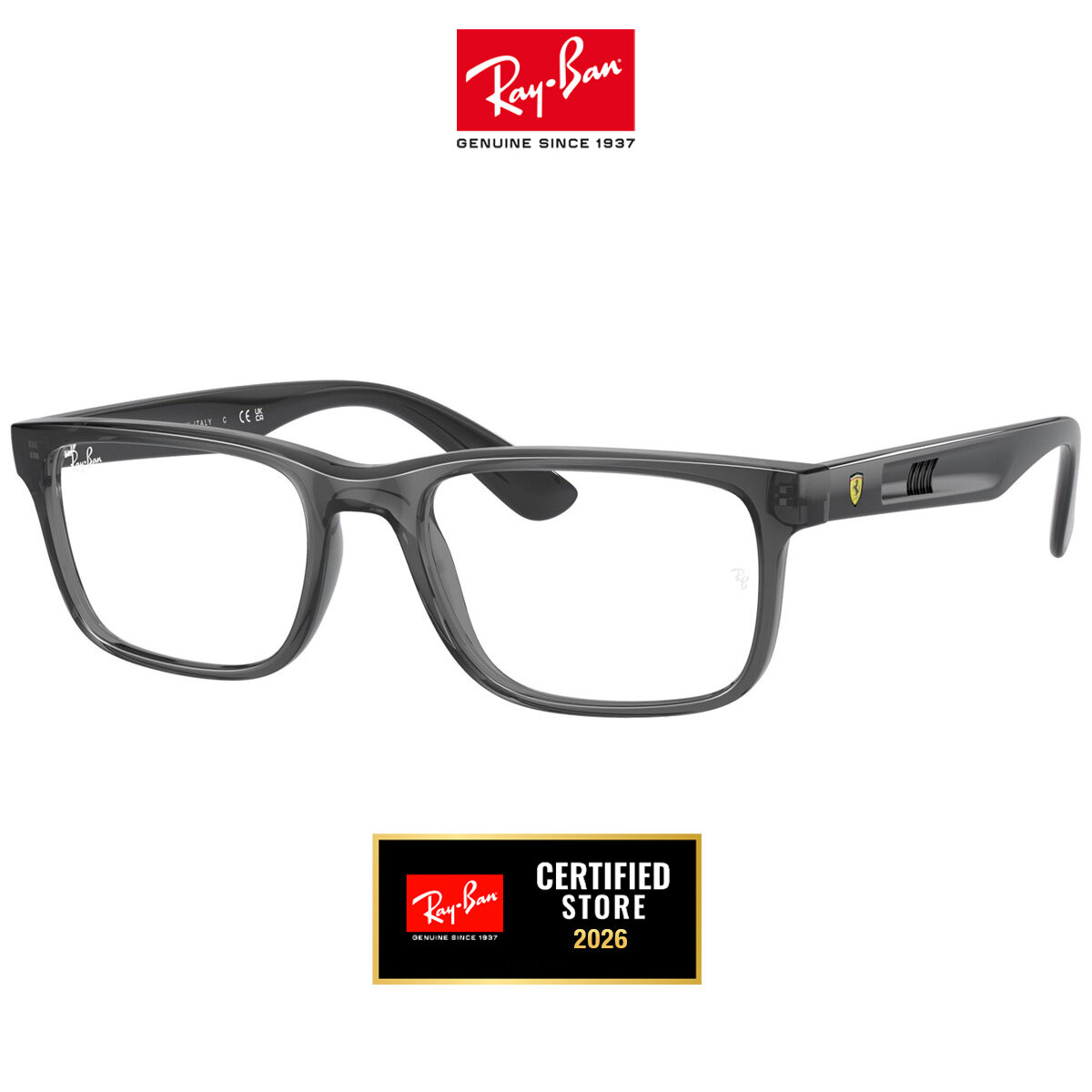 Ray-Ban 7232M F691 Scuderia Ferrari size 54mm оправа для очков