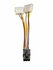 Кабель блока питания 2 Molex PCI-E 6pin переходник