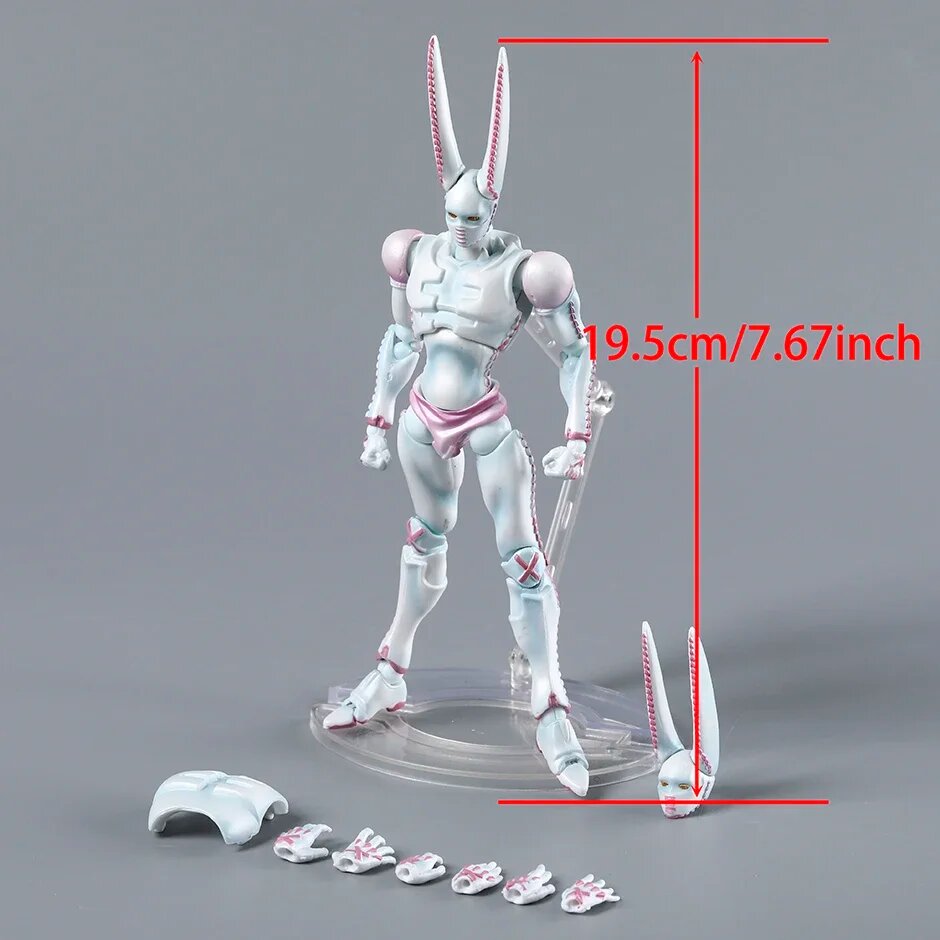 Фигурка JoJo's Bizarre Adventure Super Action Statue D4C SteelBallRun white no box