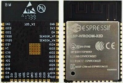 ESP32-WROOM-32D 4MB, Встраиваемый Wi-Fi/Bluetooth модуль на базе чипа ESP32-D0WD с PCB-антенной