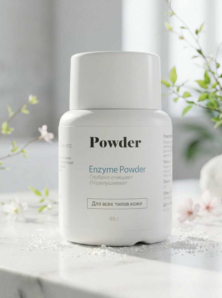 Энзимная пудра для умывания: "Powder для лица умывание