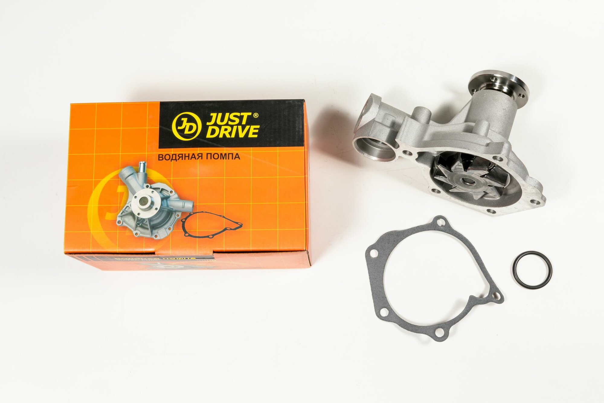 JUST DRIVE Насос водяного охлаждения (помпа) для Mitsubishi 2.0L 4G63, 2.4L 4G63, Delica 94-02; Pajero 94-12; HOVER, H3;