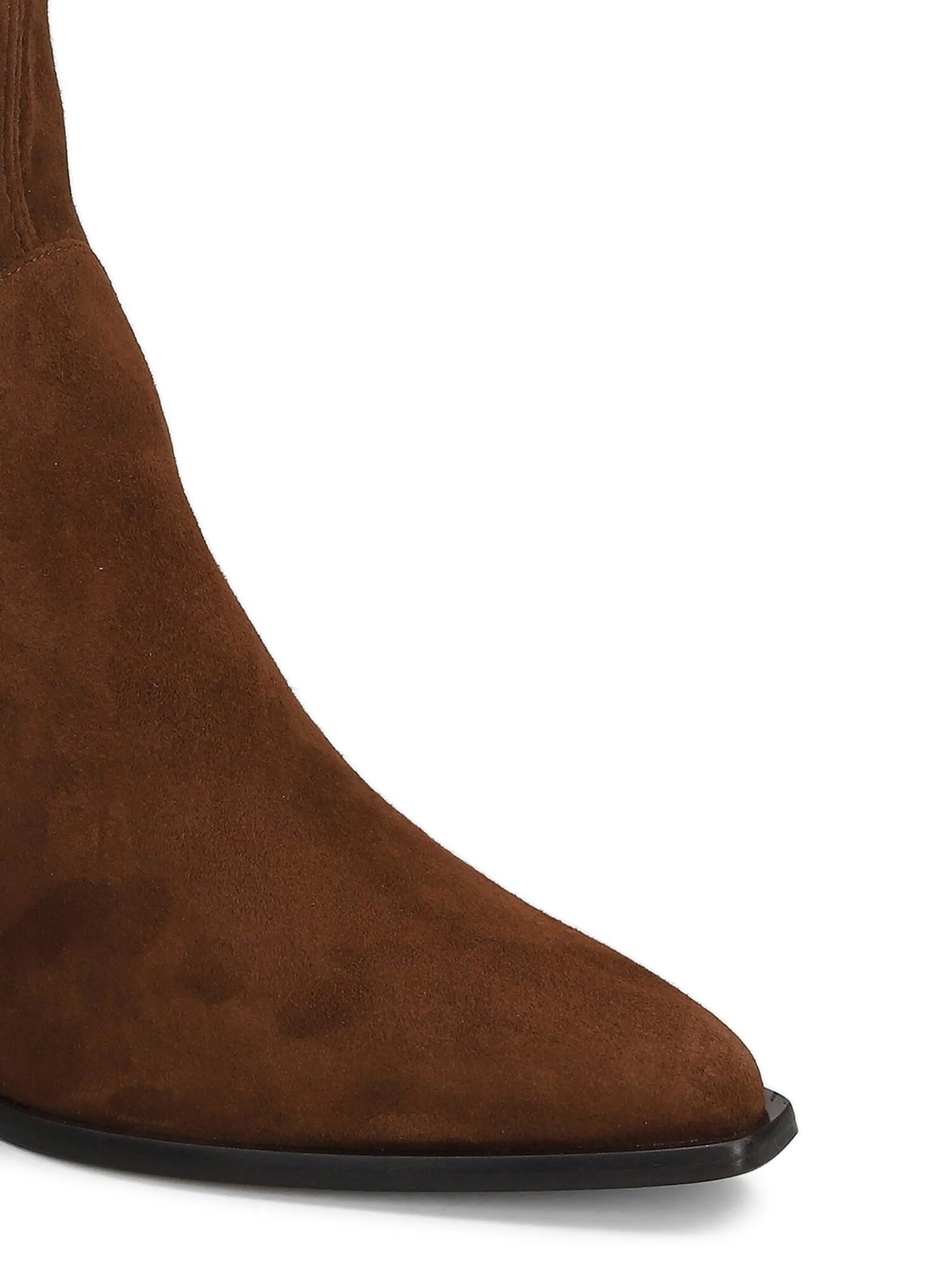 Ботильоны Stuart Weitzman Pointed-toe suede boots, размер 37 — фото 1