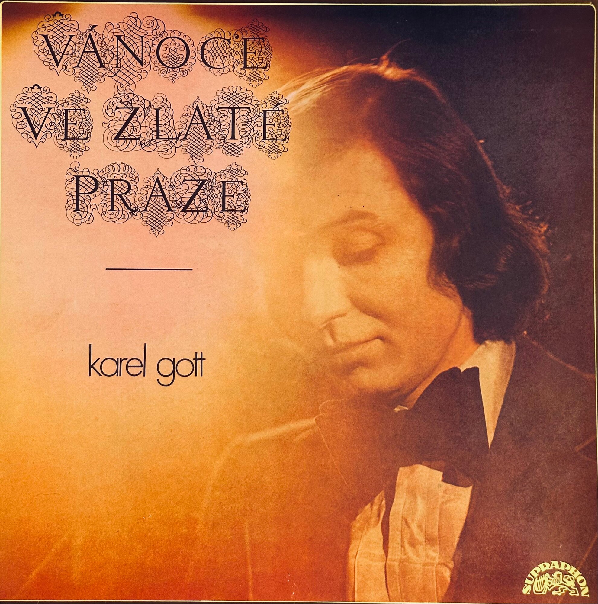 Карел Готт "Рождество в Золотой Праге", винил LP12" 1974 Czechoslovakia
