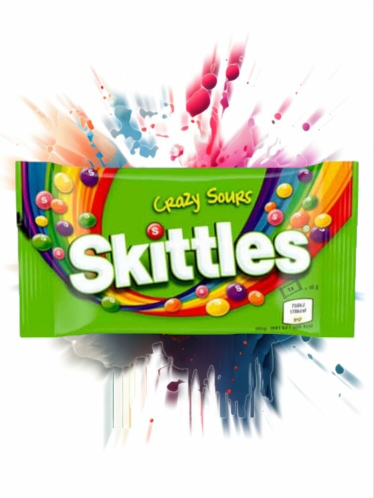 Драже Скиттлс Crazy Sour