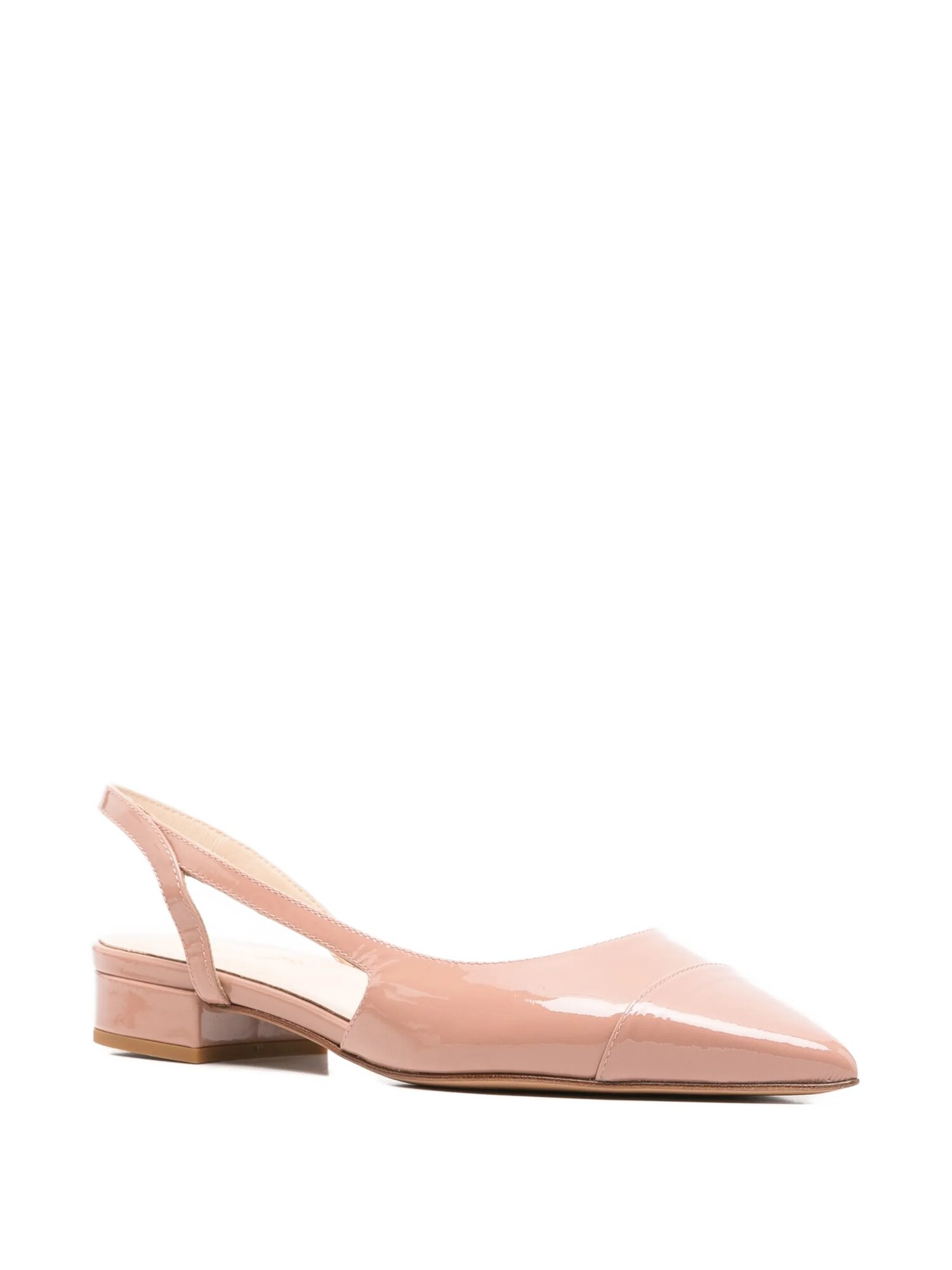 Туфли Anna F. Pointed-toe slingback flat pumps, размер 38, pink — фото 1