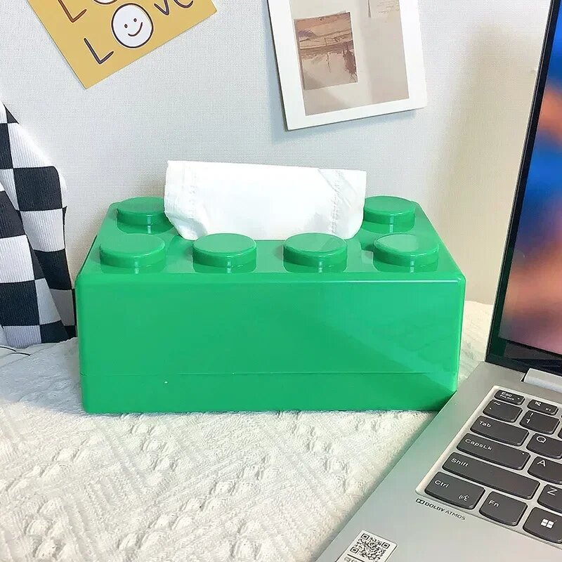 Пластиковый диспенсер для салфеток настенный Зеленый, green