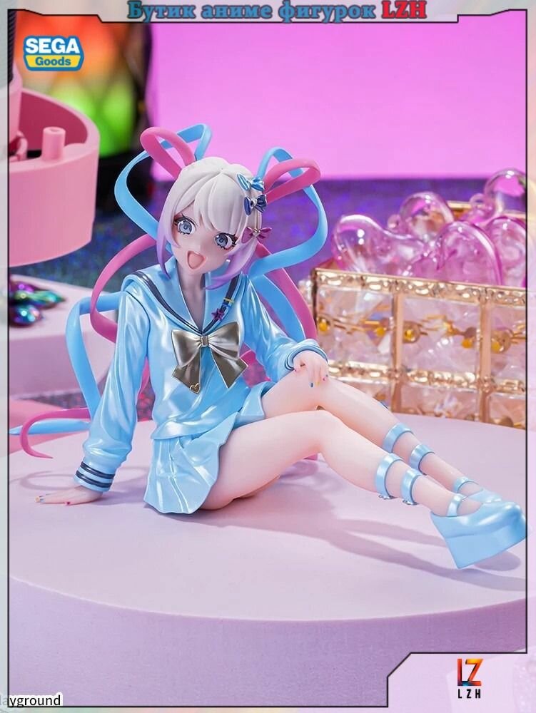 Аниме фигурка SEGA PM Chokonose Figure Rain из "NEEDY GIRL OVERDOSE" 10см (LZH)