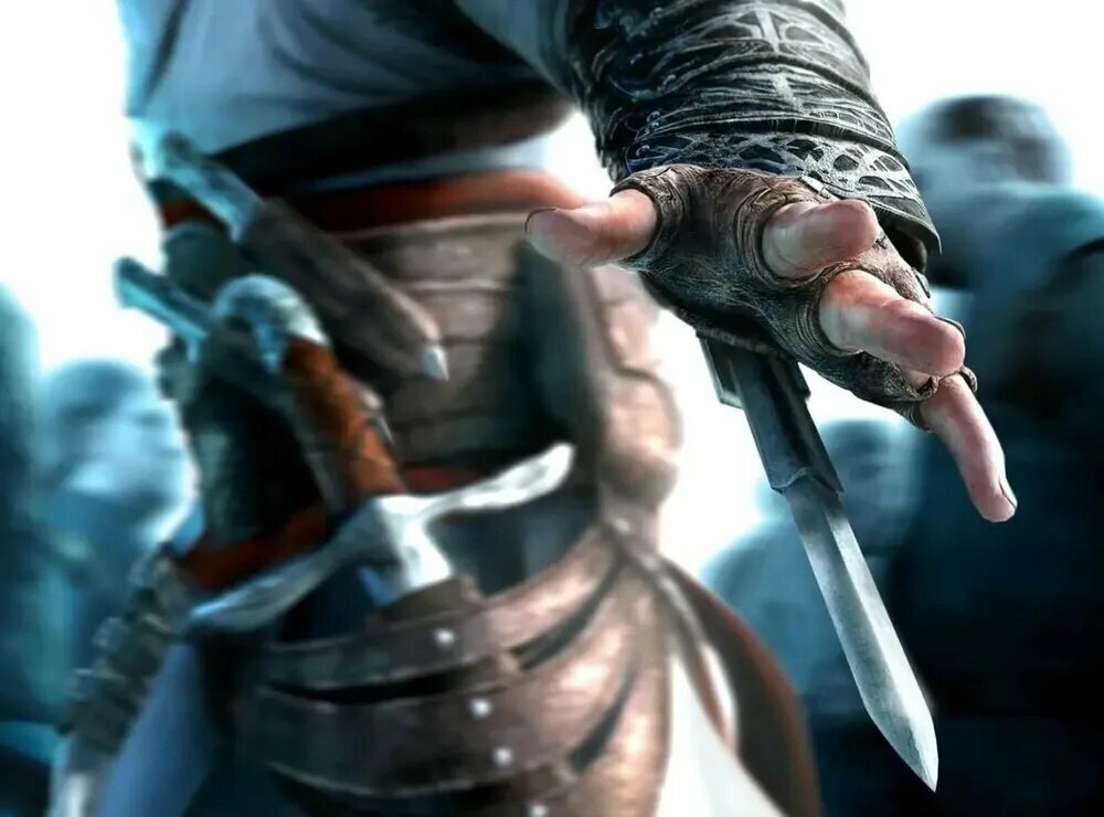 Assassin's Creed Metal Двухступенчатый скрытый клинок, двойной переключатель, скрытый клинок