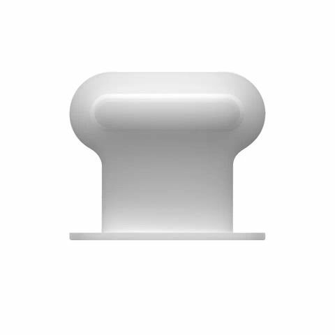 Заглушка для смартфона на липучке Ios порт прозрачная, для Айфона