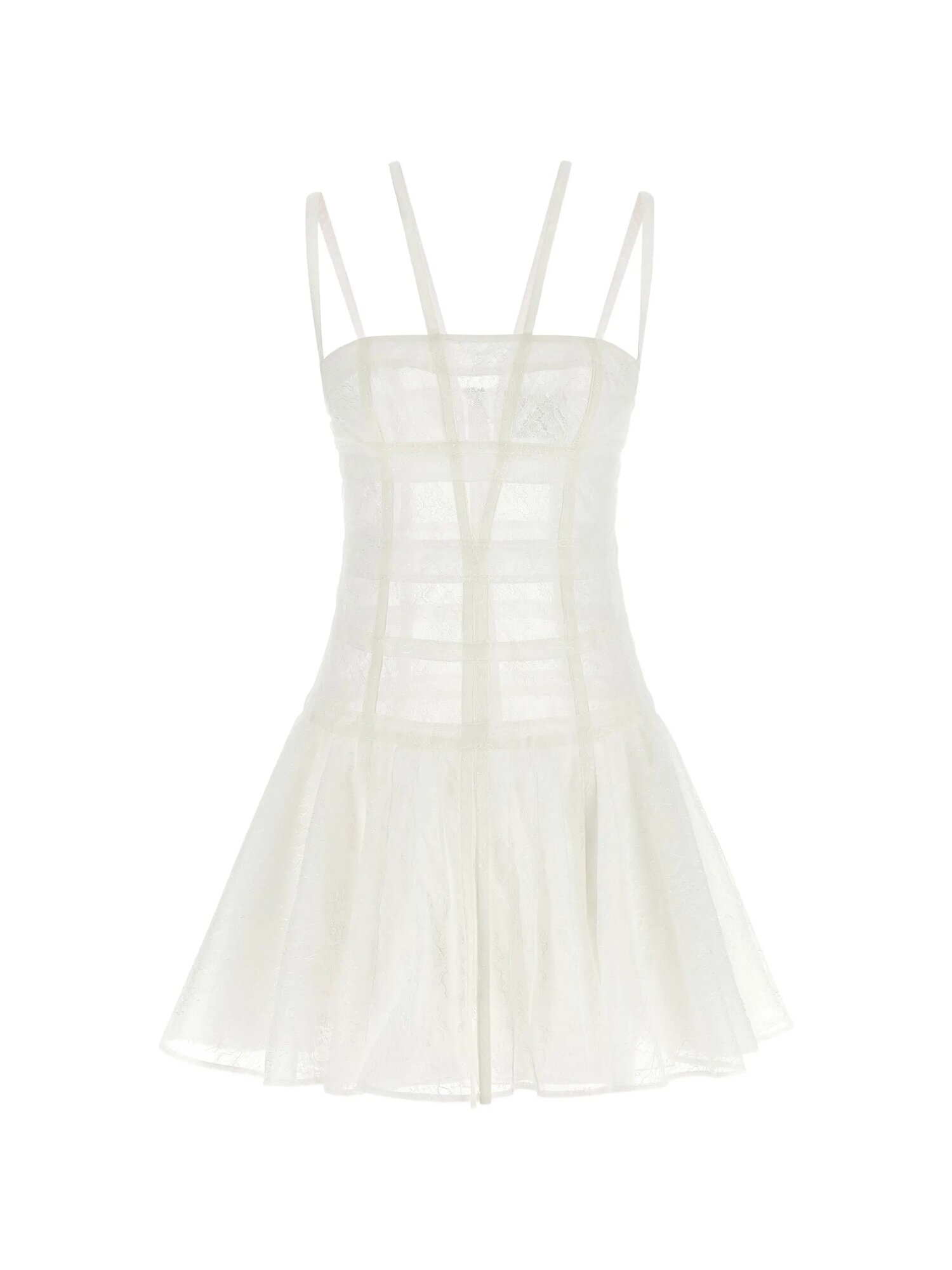 Платье Chantilly lace bustier mini dress