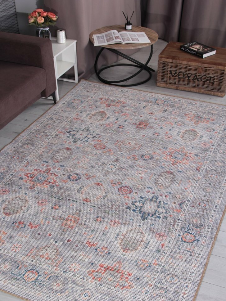 Ковер AB805A - BEIGE / MULTI - Прямоугольник - коллекция LAVIN (1.6 х 2.3 м)
