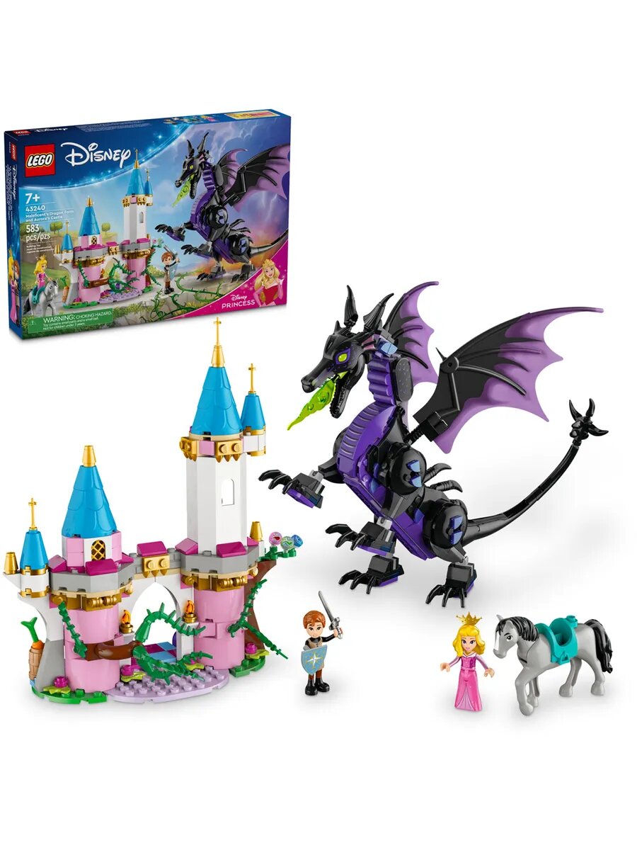 Конструктор LEGO "Драконья Форма Малефисенты" 43240, 583 элемента, для детей от 7 лет
