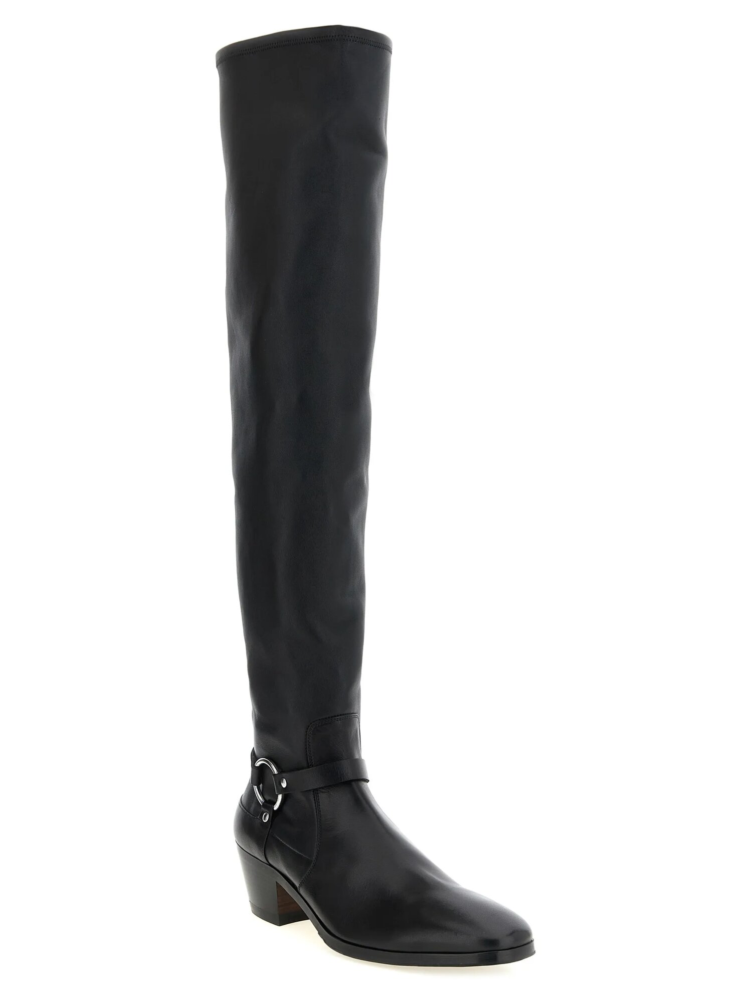 Ботинки Tom Ford Leather Clint thigh-high boots, размер 39 — фото 1