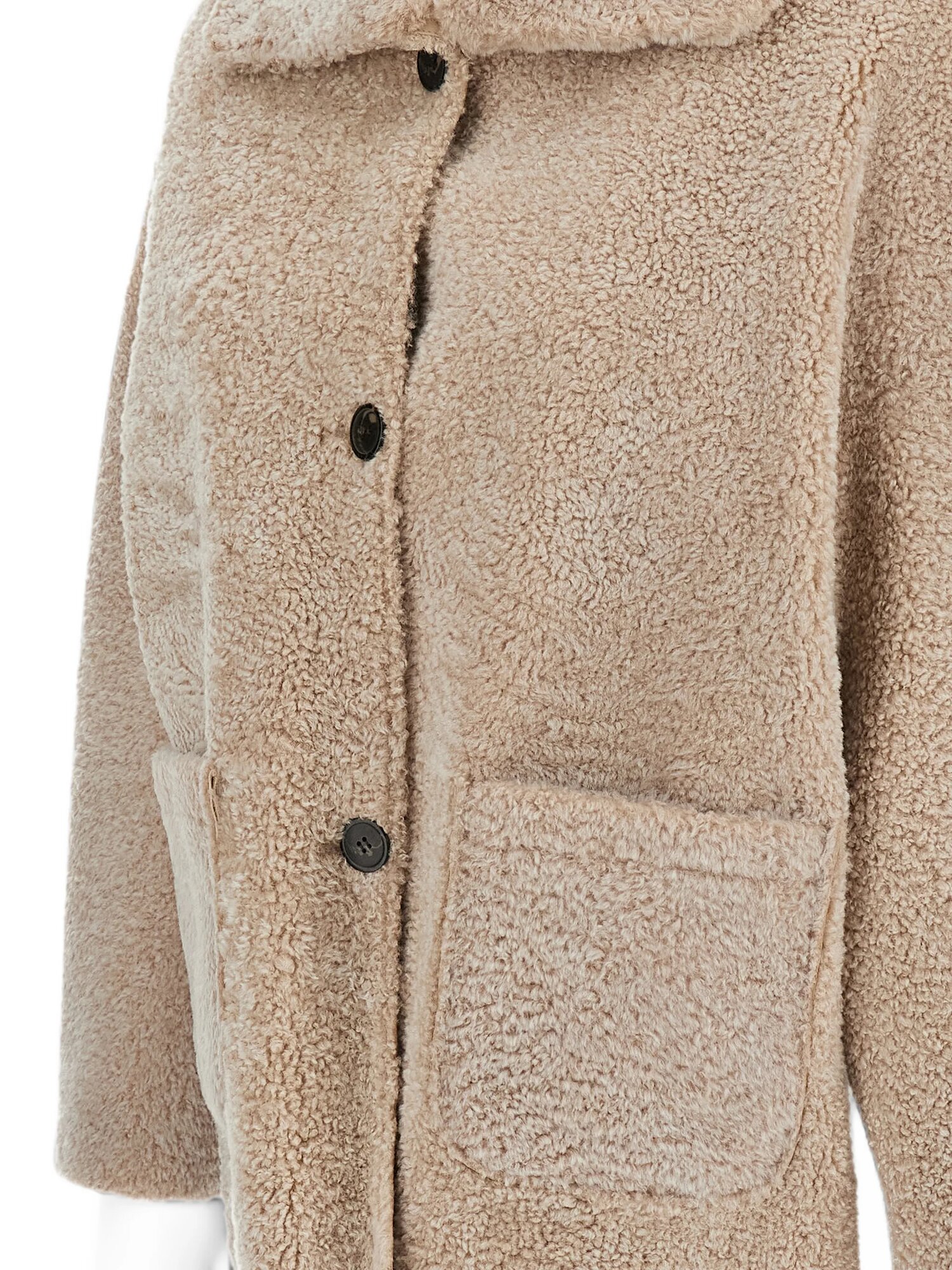 Пальто Arma Shearling-trim button-fastening coat, размер 36 — фото 1