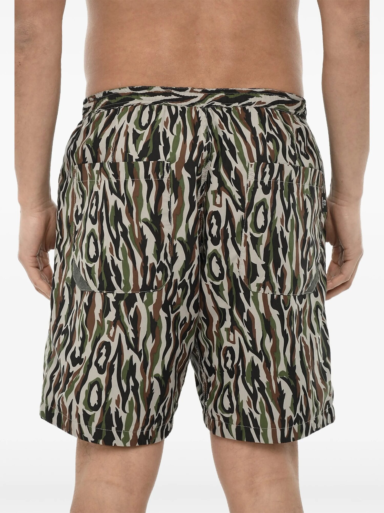 Шорты для плавания Woolrich Patterned drawstring swim shorts, размер 46 — фото 1