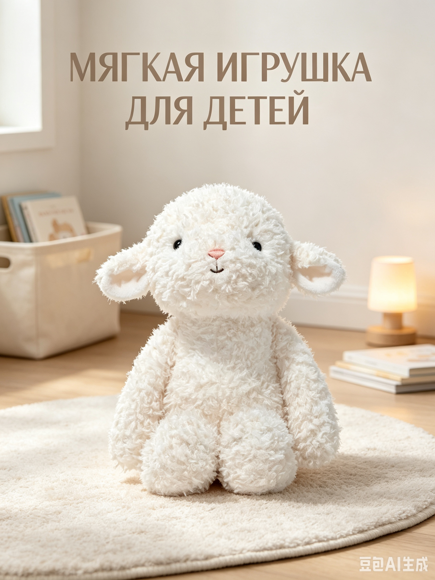 Кукла-ягненок, мягкий плюш, высота 31 см, модель ночного компаньона, помогает комфортно спать