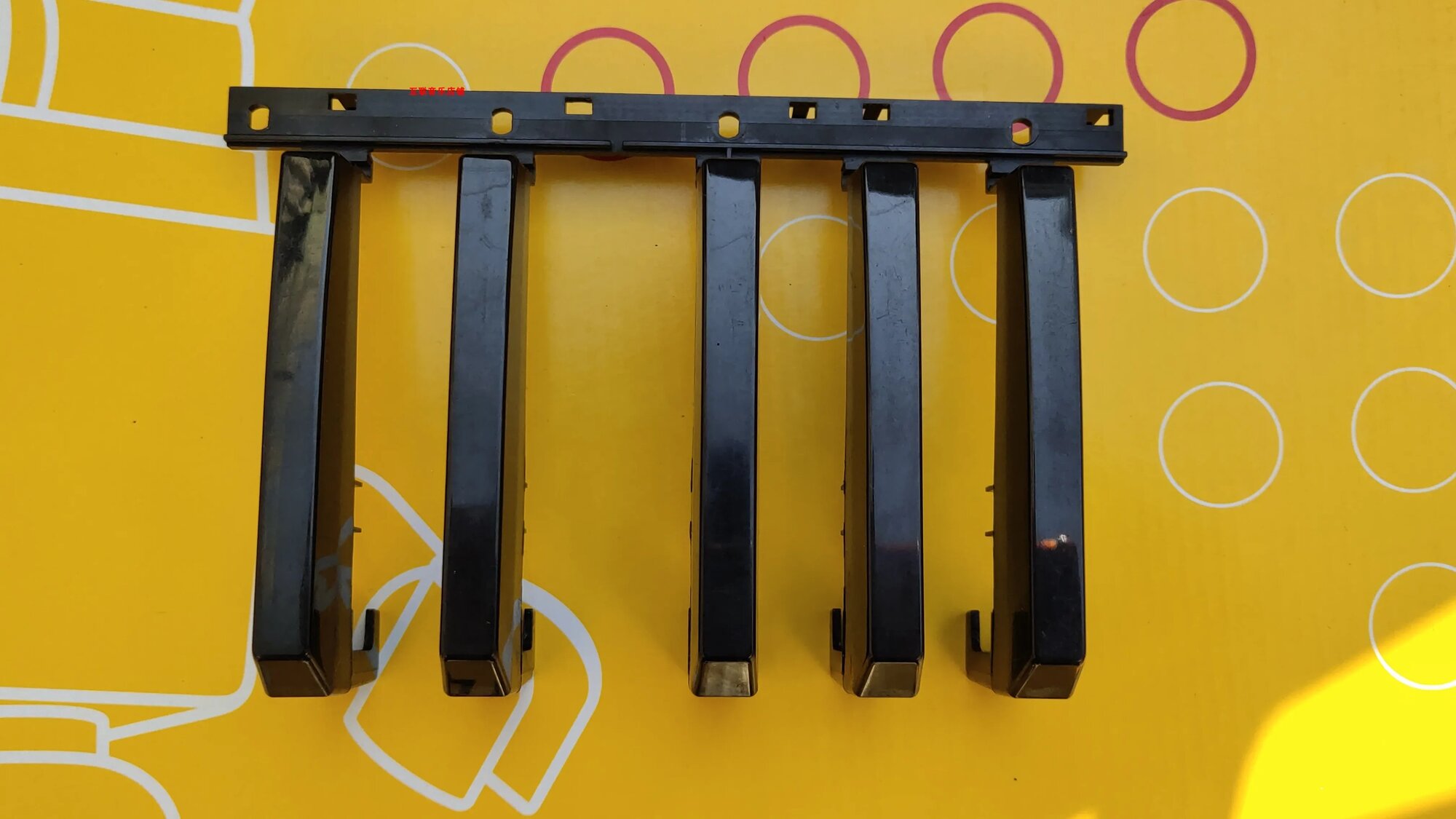 Клавиши черные для Korg PA300/500/600/700 (5 шт)