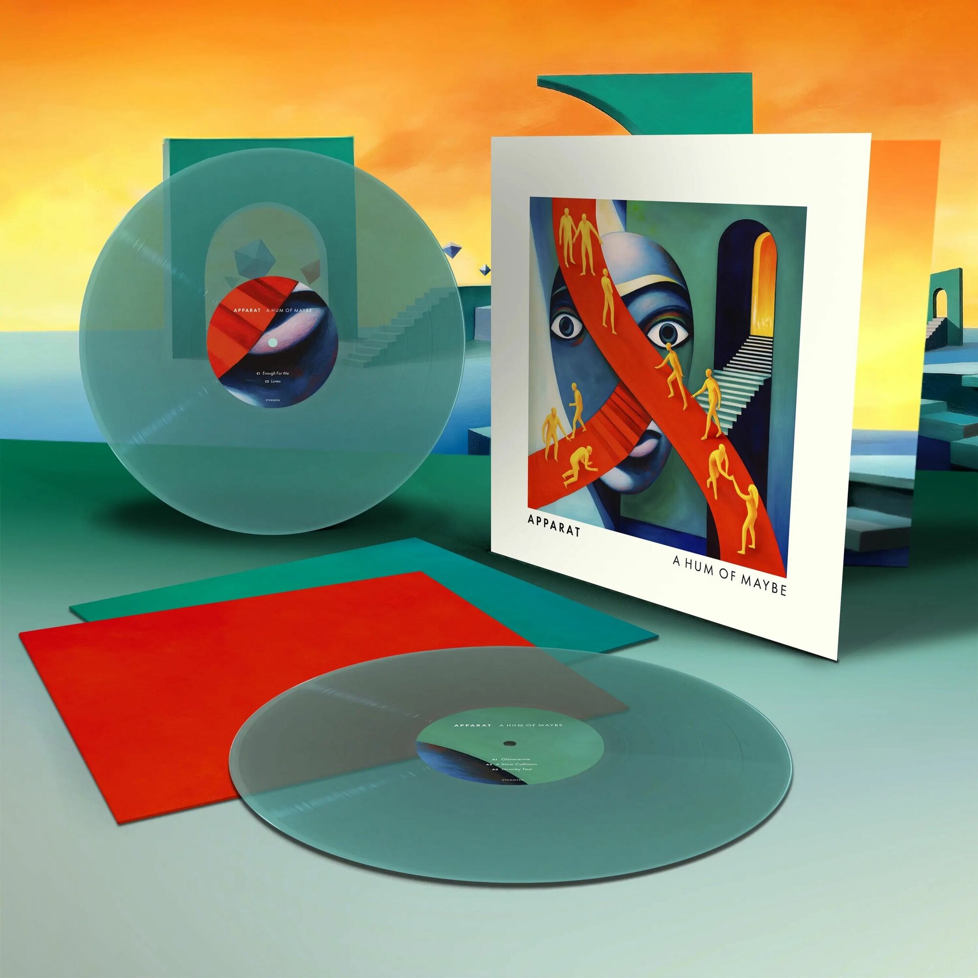 Виниловая пластинка Apparat - A Hum Of Maybe (2LP, 2026, Mute) turquoise