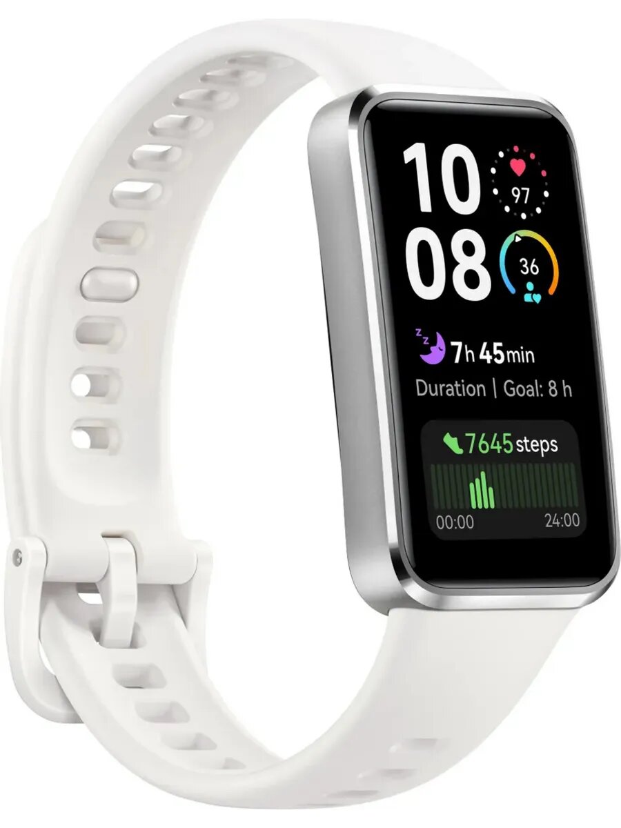 Фитнес-браслет HUAWEI Band 10 Белый Ростест (ЕАС), 1.47" AMOLED — фото 1
