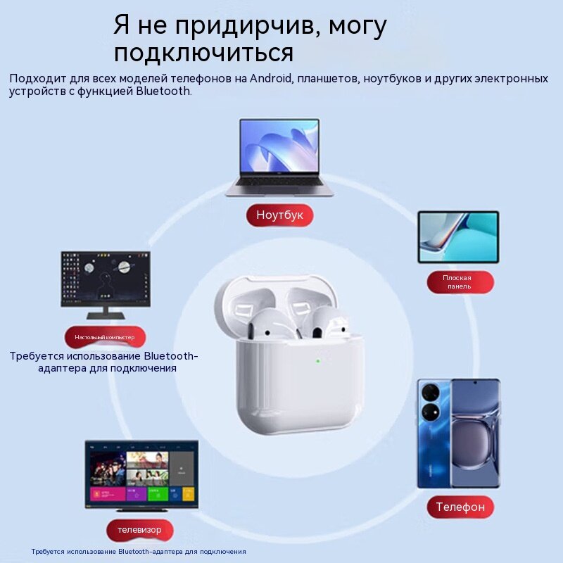Беспроводные TWS наушники 5-го поколения Wudongzhe, внутриканальные, длительная работа, беспроводная зарядка