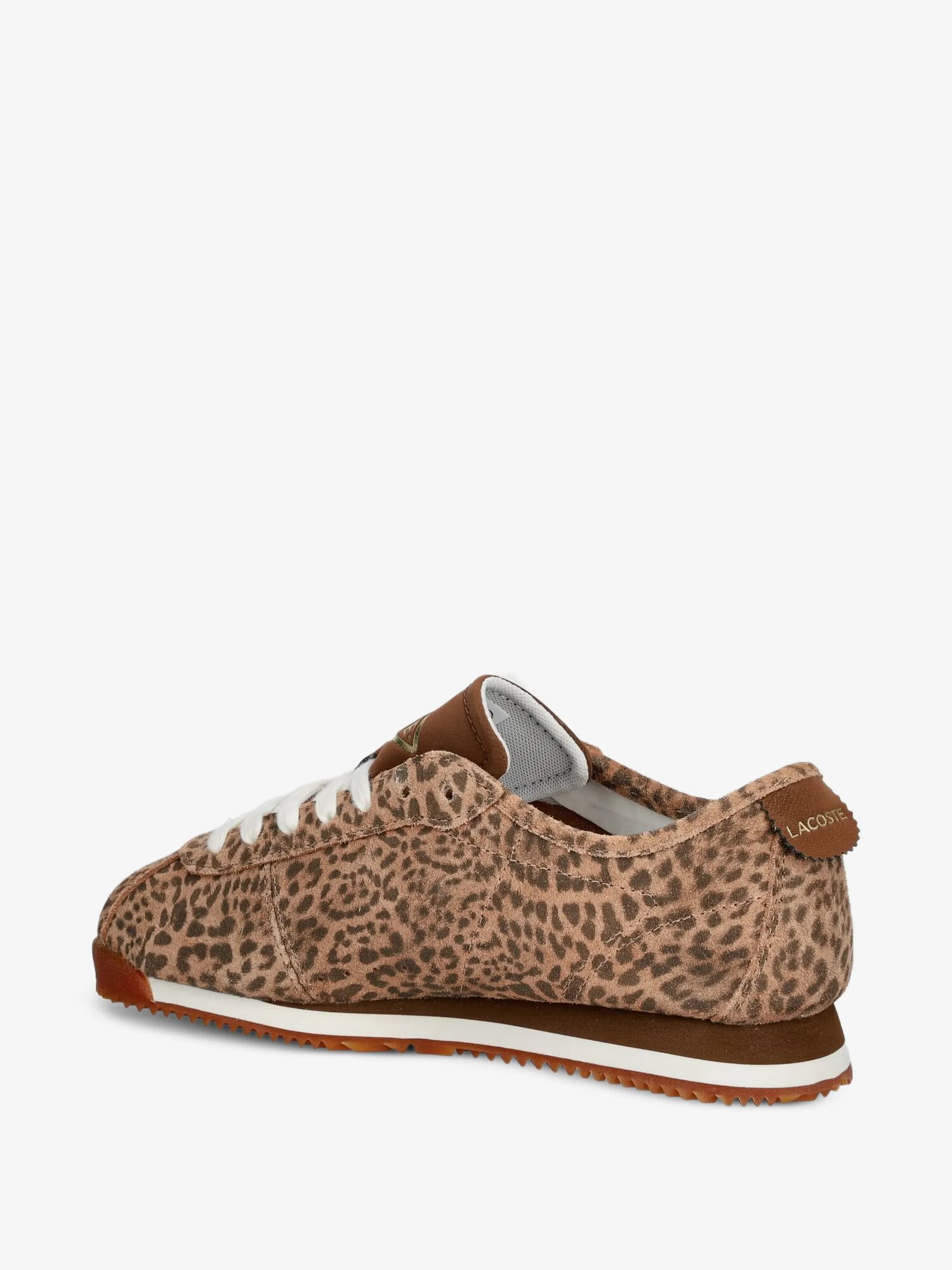 Кроссовки LACOSTE Leopard-print sneakers, размер 39 EU — фото 1