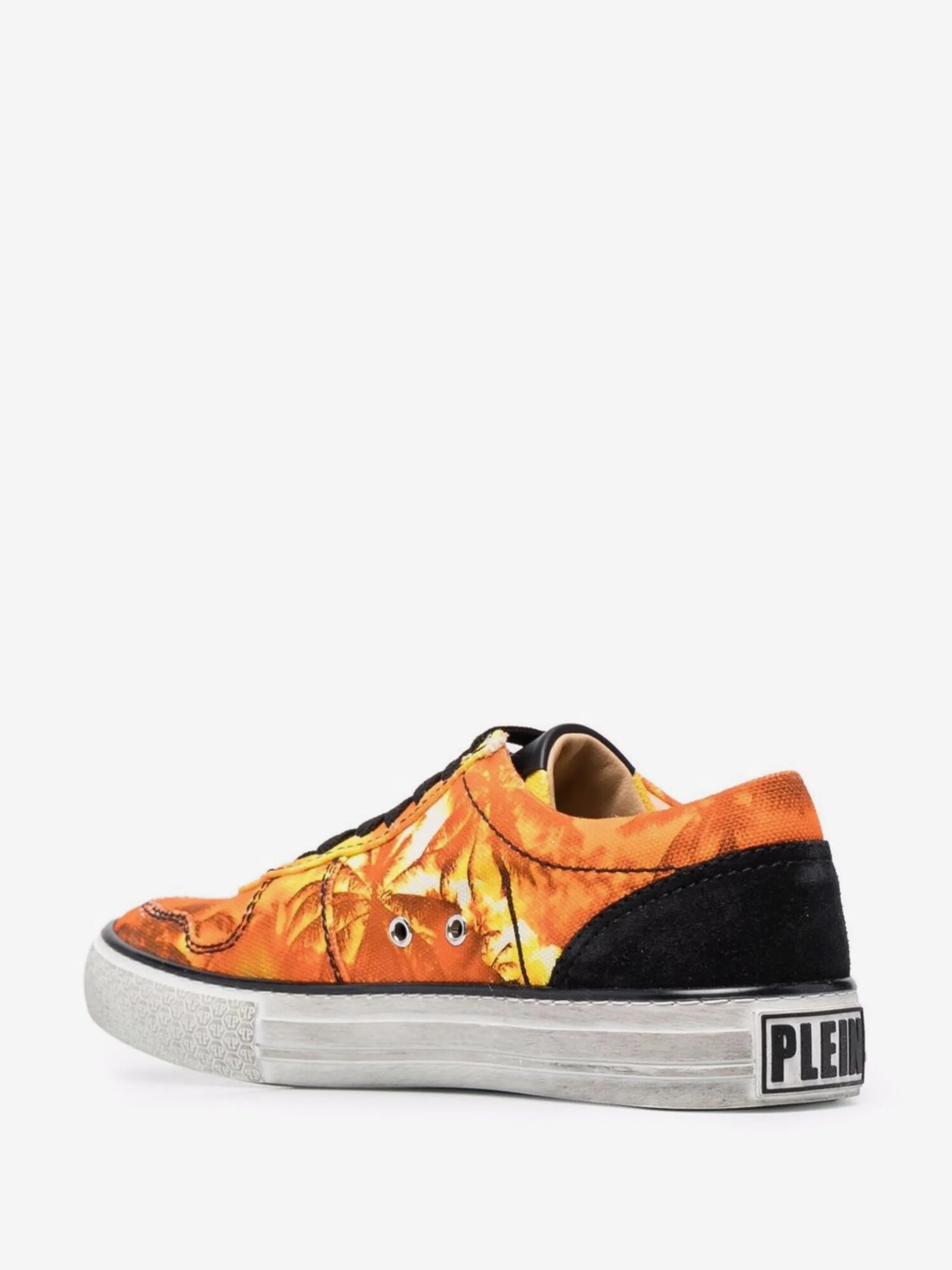 Кроссовки PHILIPP PLEIN Flame, размер 42, green/orange — фото 1