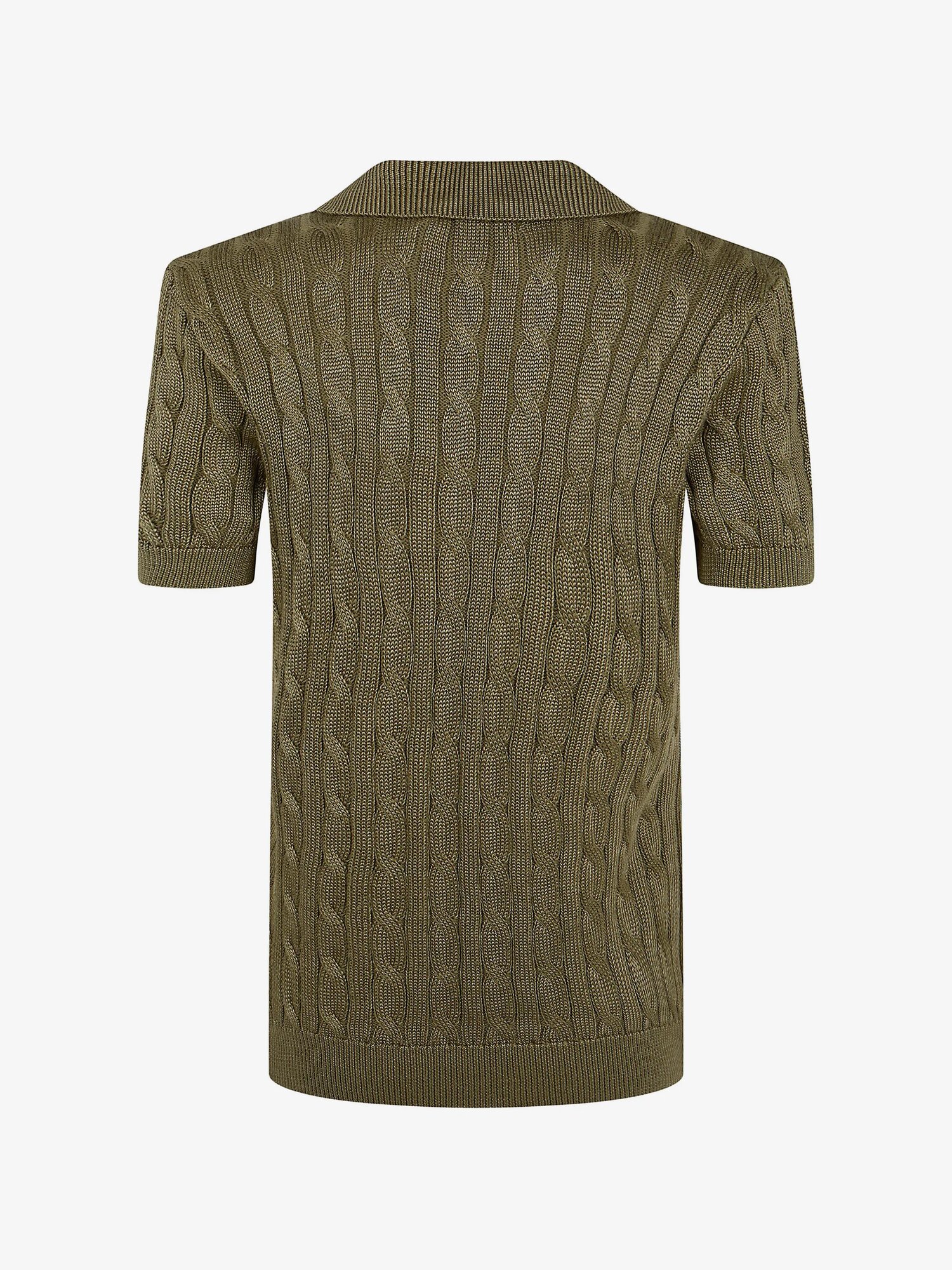 Топ Lauren Ralph Lauren Cable-knit polo top, размер 42 — фото 1