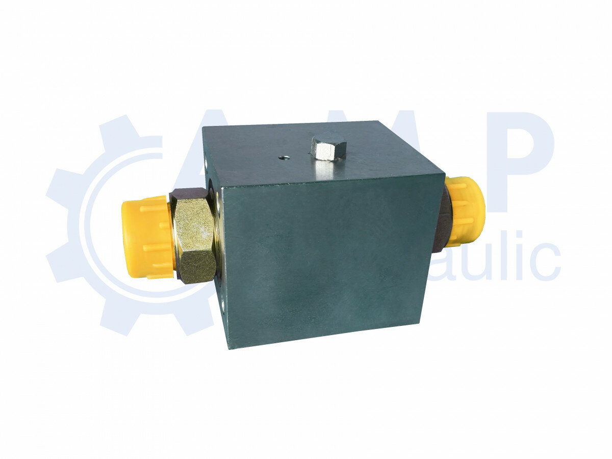 Клапан разрыва шланга гидроцилиндра 1" AMP3422 A.M.P hydraulic
