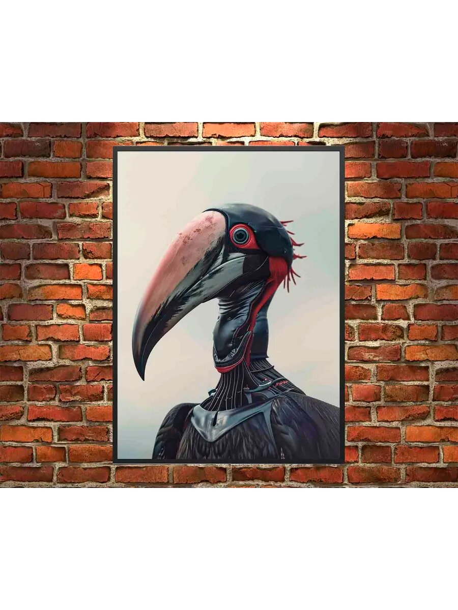 Птица-фрегат Bird Builder 4, Плакат 30x42см