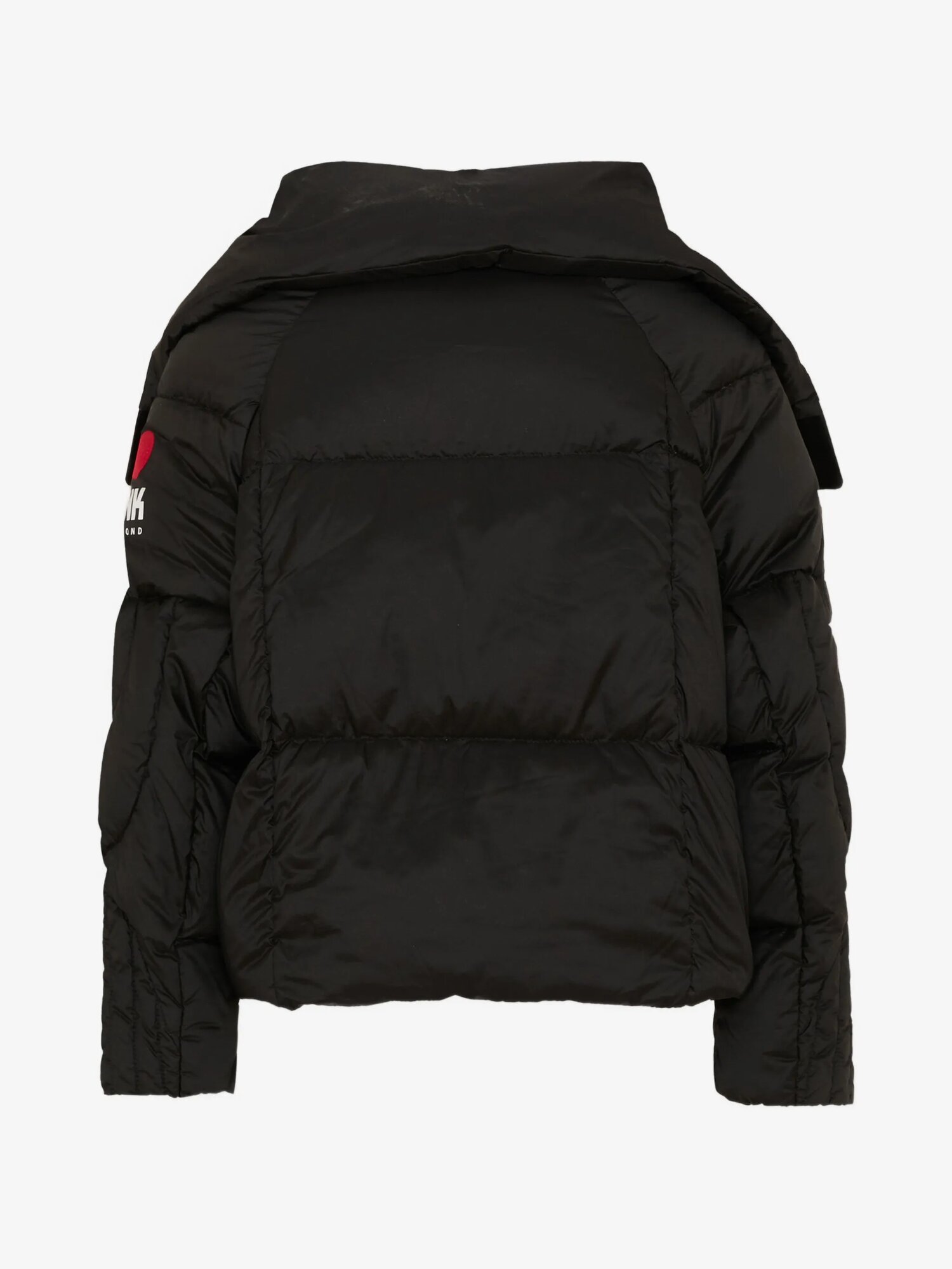 Куртка JOHN RICHMOND Buckle-fastening padded jacket, размер 6 лет, черный/серый металик — фото 1