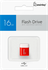 Память USB SMARTBUY (SB16GBLARA-R) 16GB LARA RED/красный, пластик.