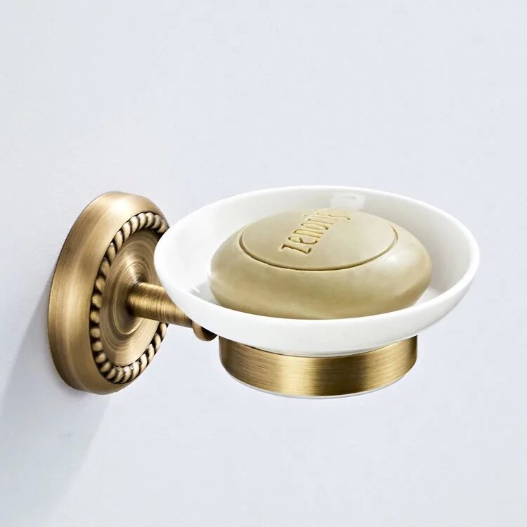 Настенный держатель для мыла бронзовый, Soap holder-02