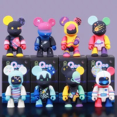 Официальный набор-сюрприз Star Universe MINISO COLOR: светящийся медведь-ночник в подарок парню Серия «Звездная