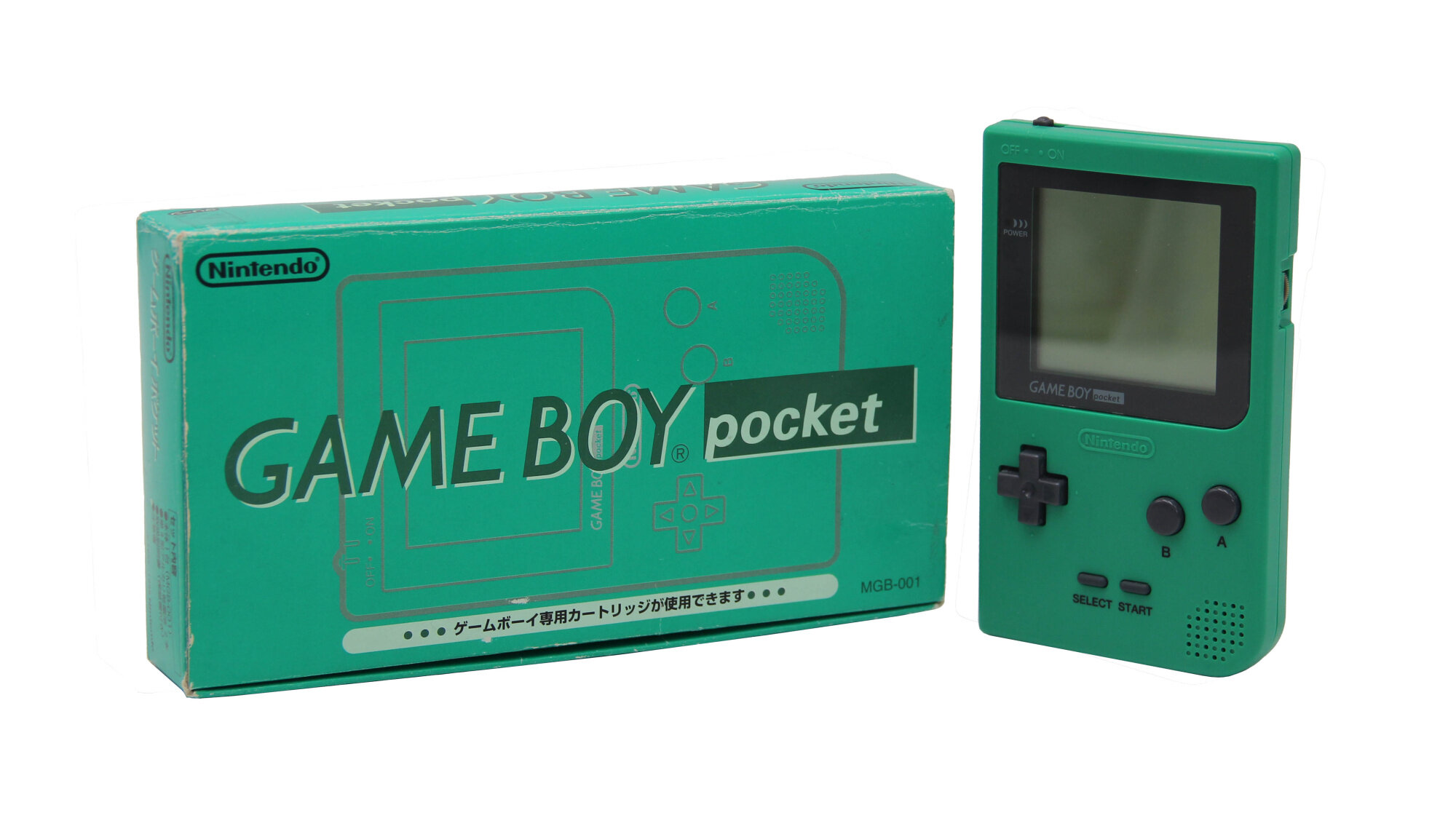 Игровая приставка Nintendo Game Boy Pocket (MGB-001) Green в коробке