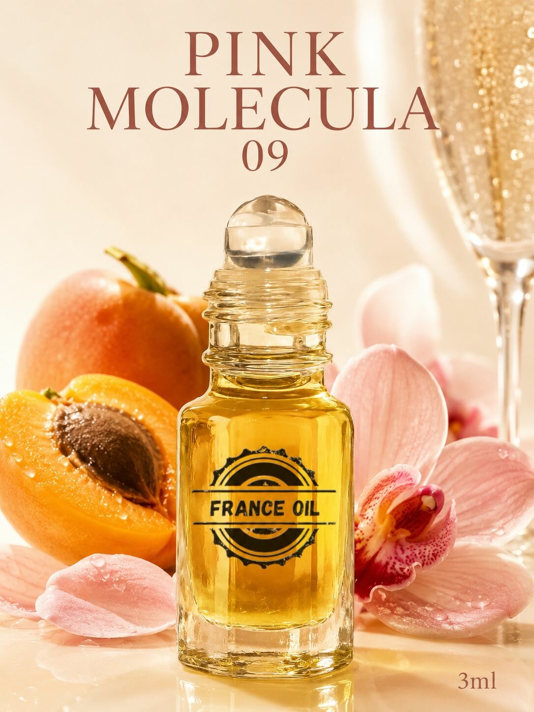 Духи масляные арабские Pink Molecule 090.09 / Пинк Молекула 09 унисекс