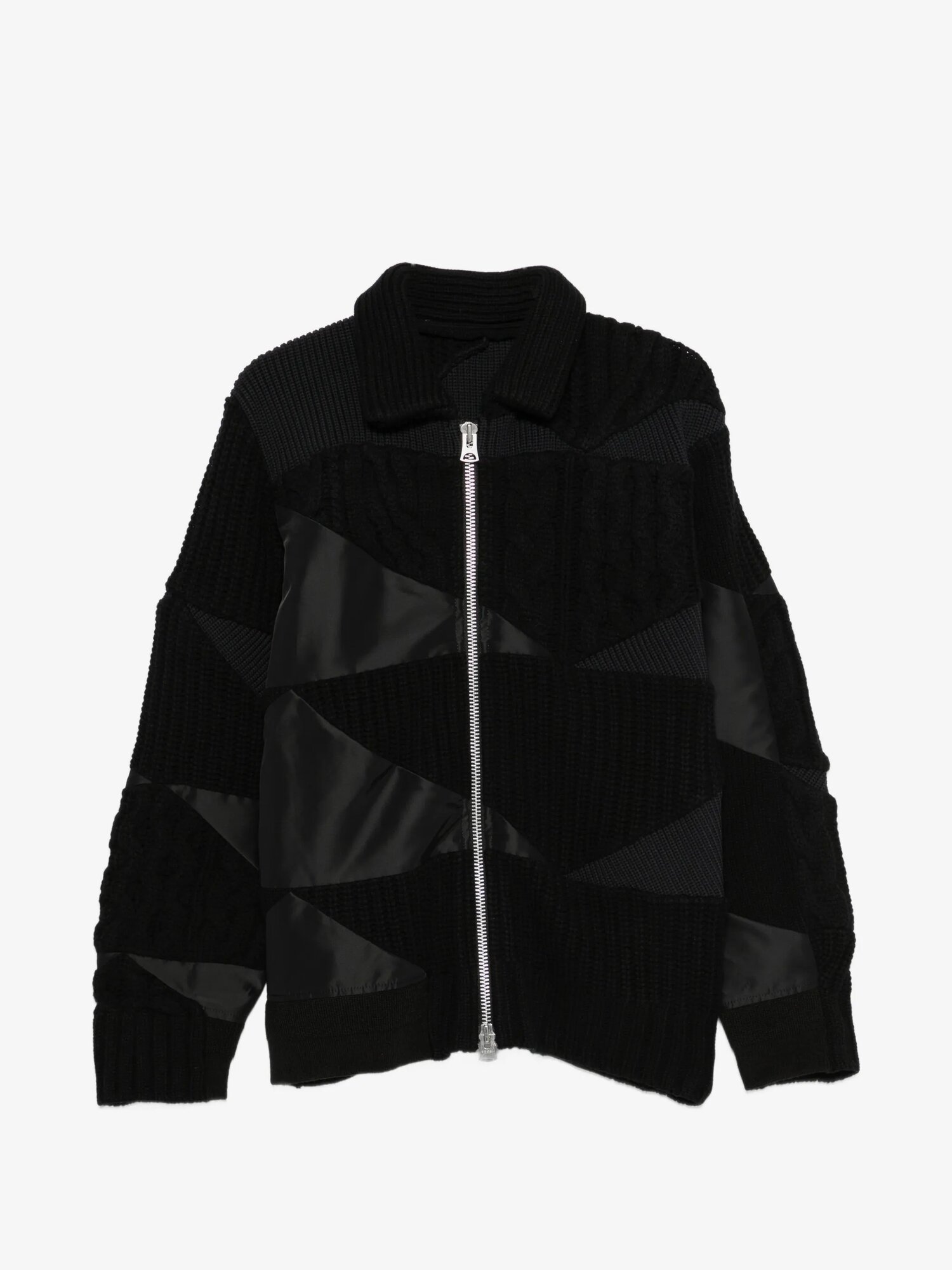 Кардиган Patchwork cable-knit cardigan