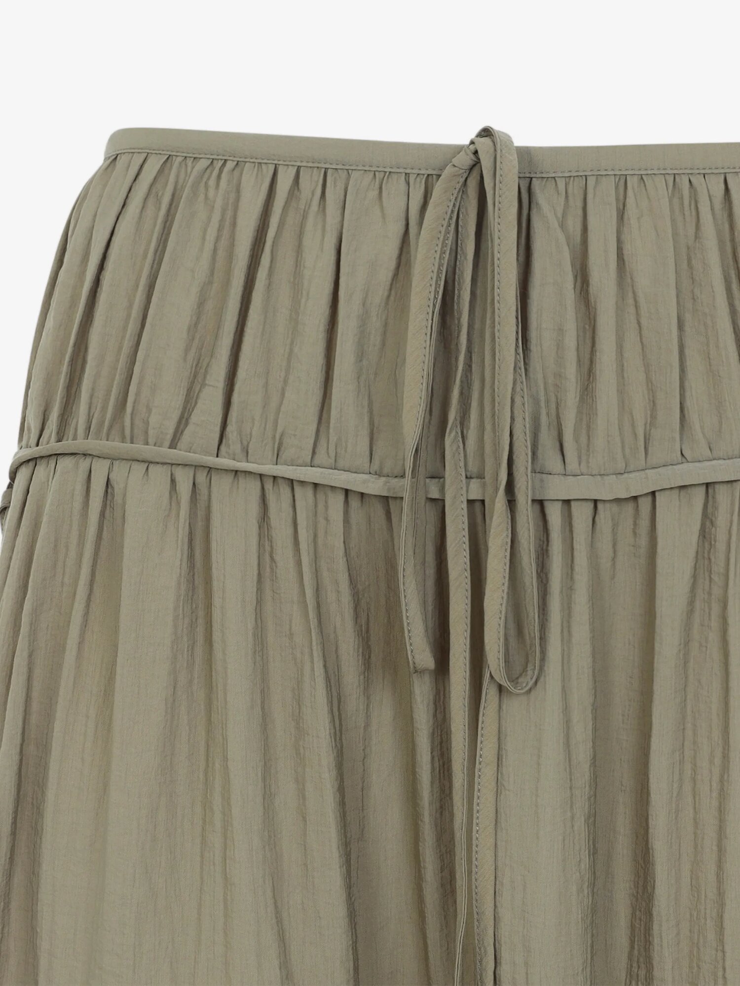 Юбка Co Bubble-hem maxi skirt, размер 2, green — фото 1