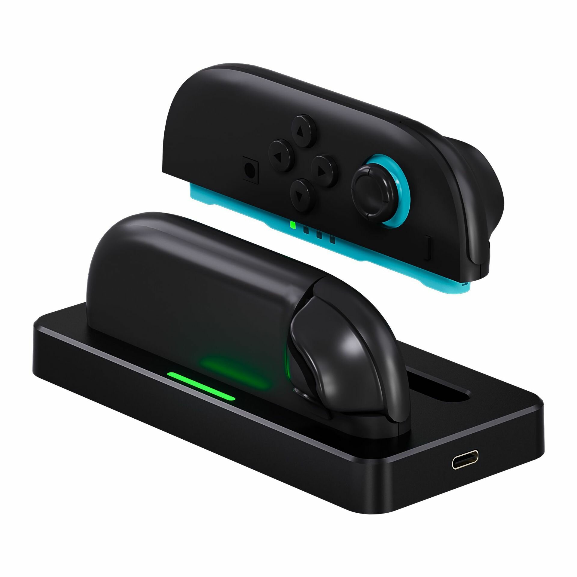 Двойная зарядная база для Joy-Con Switch 2, беспроводная поддержка левой и правой гарнитур, совместимость с консолью