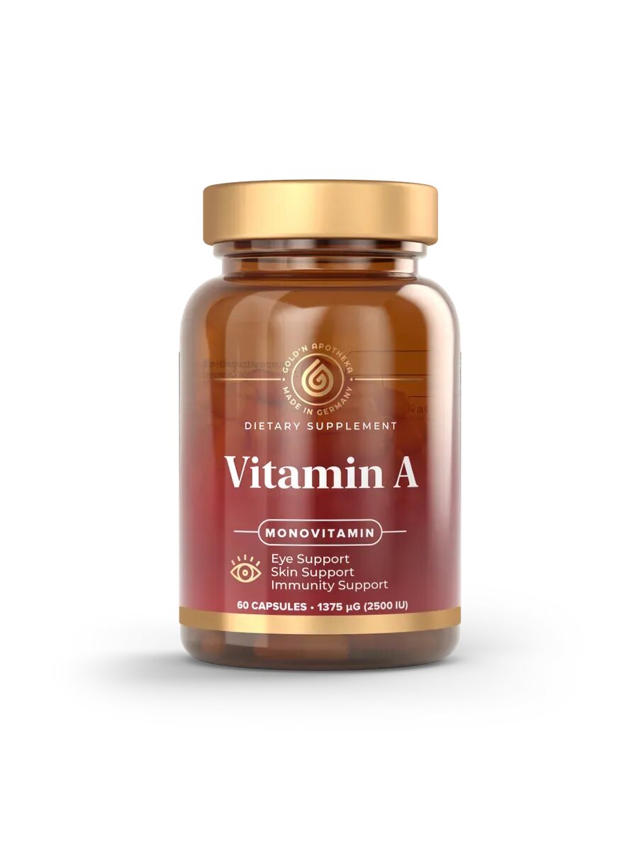 Gold'n Apotheka Vitamin A/Голдн Апотека Витамин А капсулы массой 0,37 г 60 шт