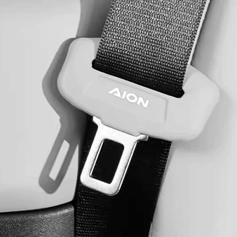 Бежевые накладки на пряжку ремня безопасности для задних сидений Aion S PLUS, комплект из 3 шт, качественные аксессуары